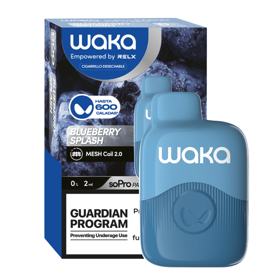 WAKA: Mejores vapers desechable 2024 - RELX España Official