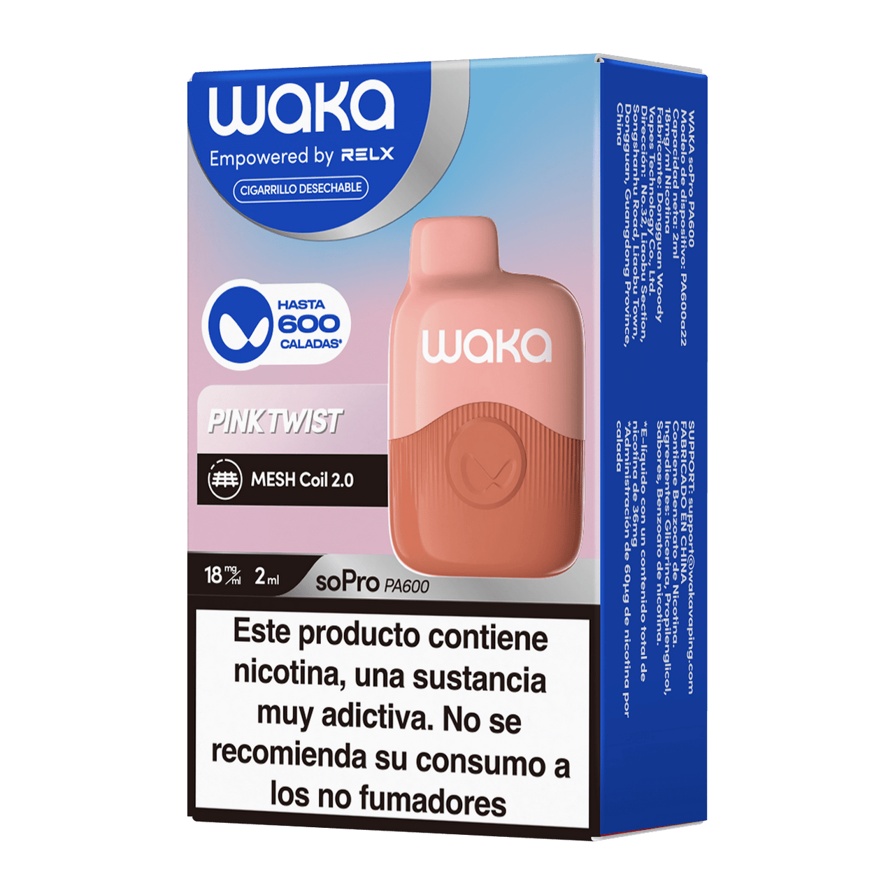 WAKA: Mejores vapers desechable 2024 - RELX España Official