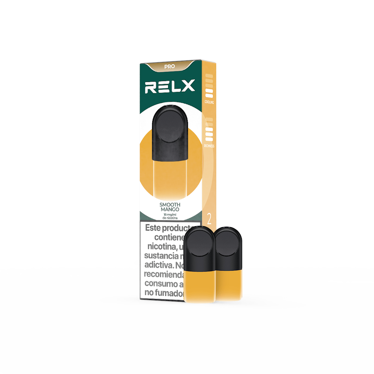 Comprar RELX Pods Pro Smooth Mango Con Nicotina | RELX España Official